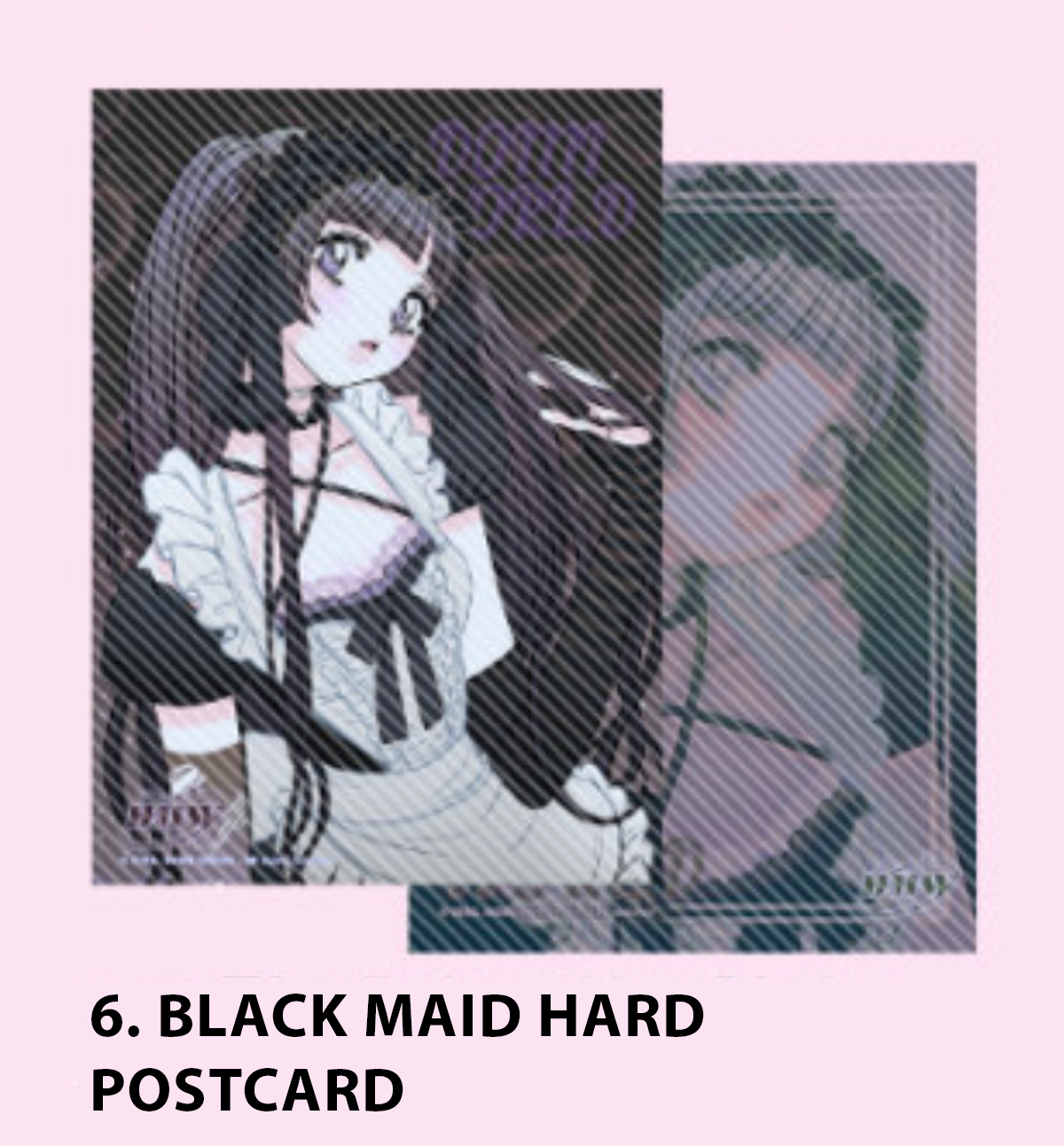 Domi World Maid Hard Postcards [6 Designs]