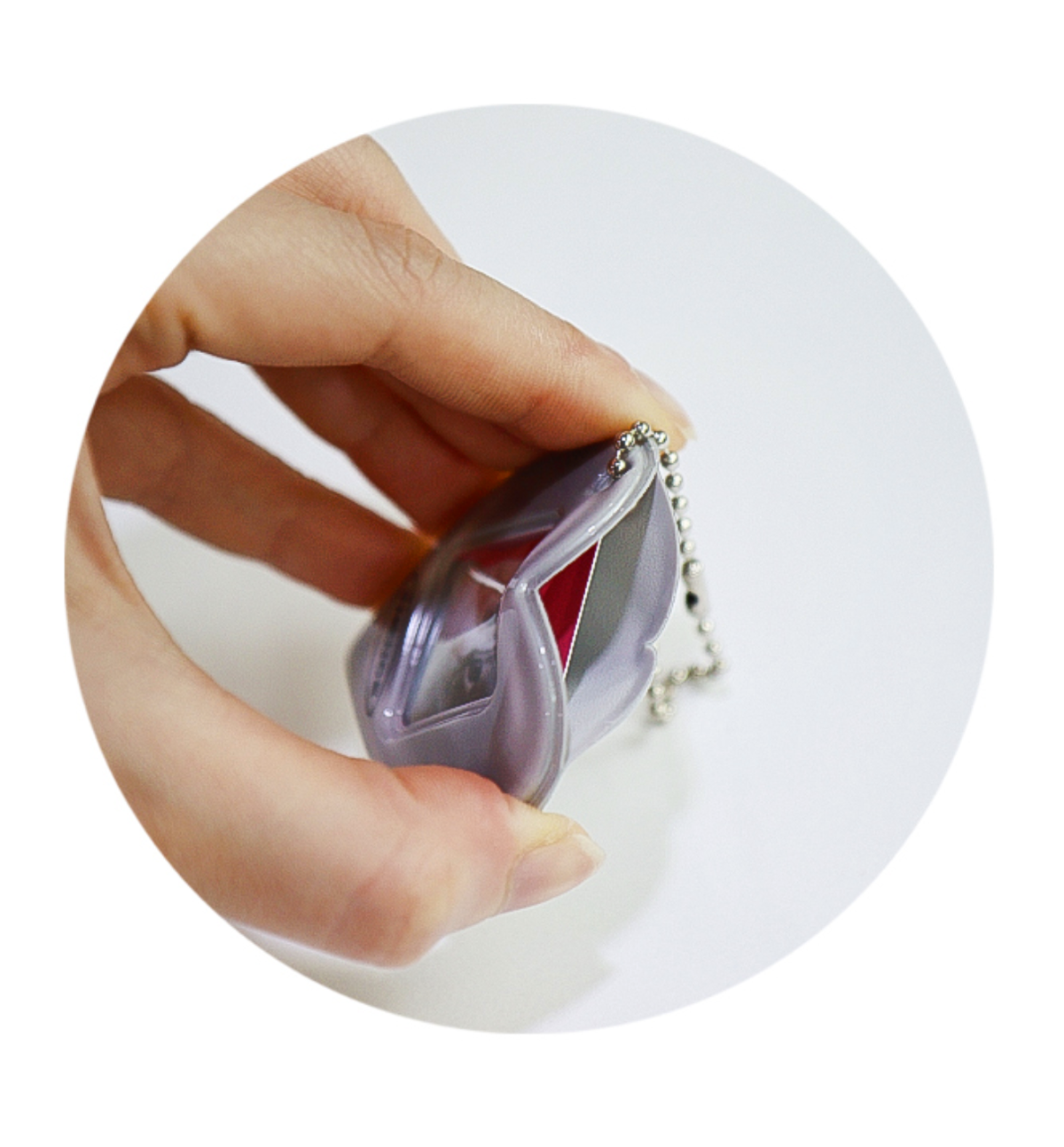 Photo Frame Key Holder [Silver Heart]