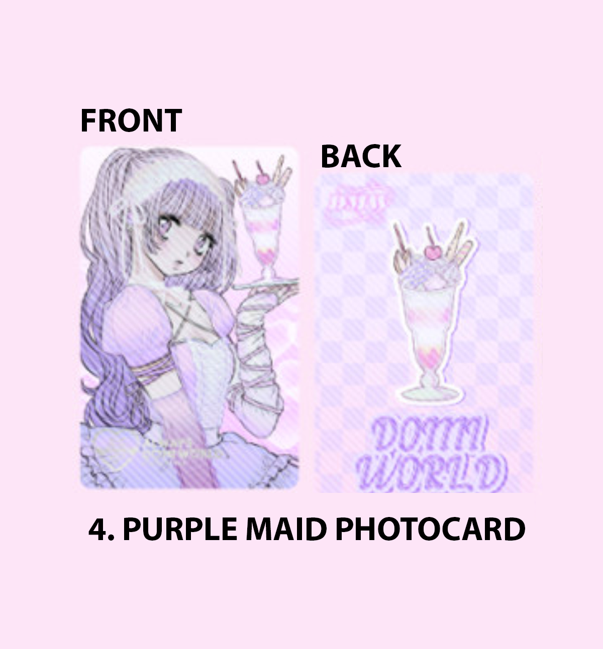 Domi World Maid Photocard [Silver Stamping]