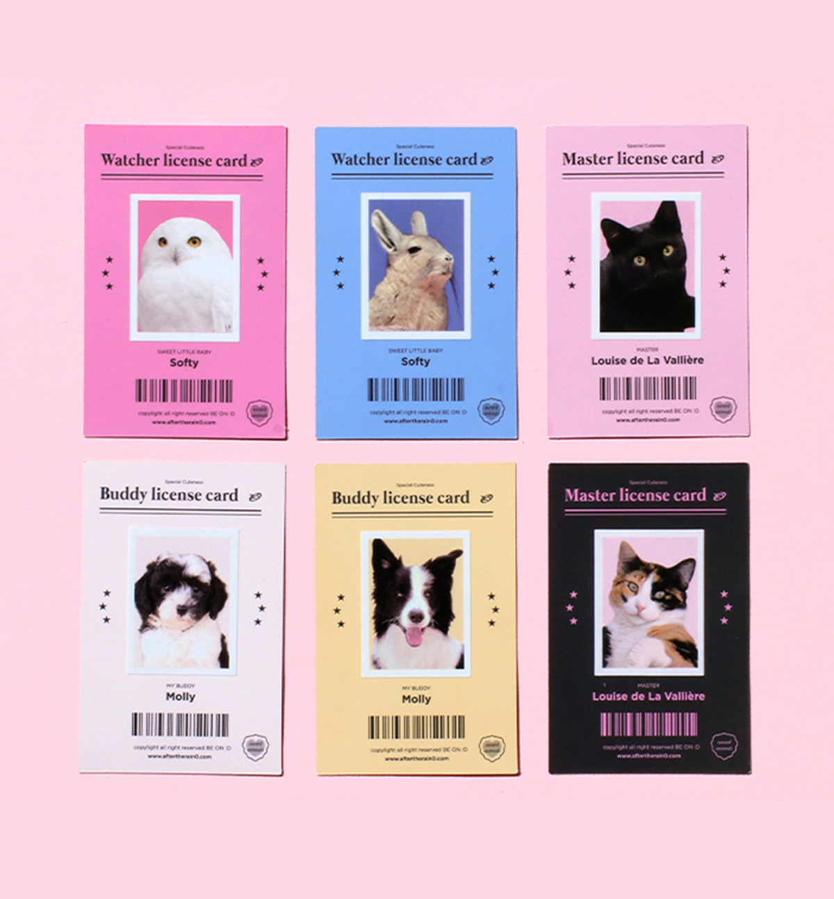 Animal Love Sticker [+ID Card]