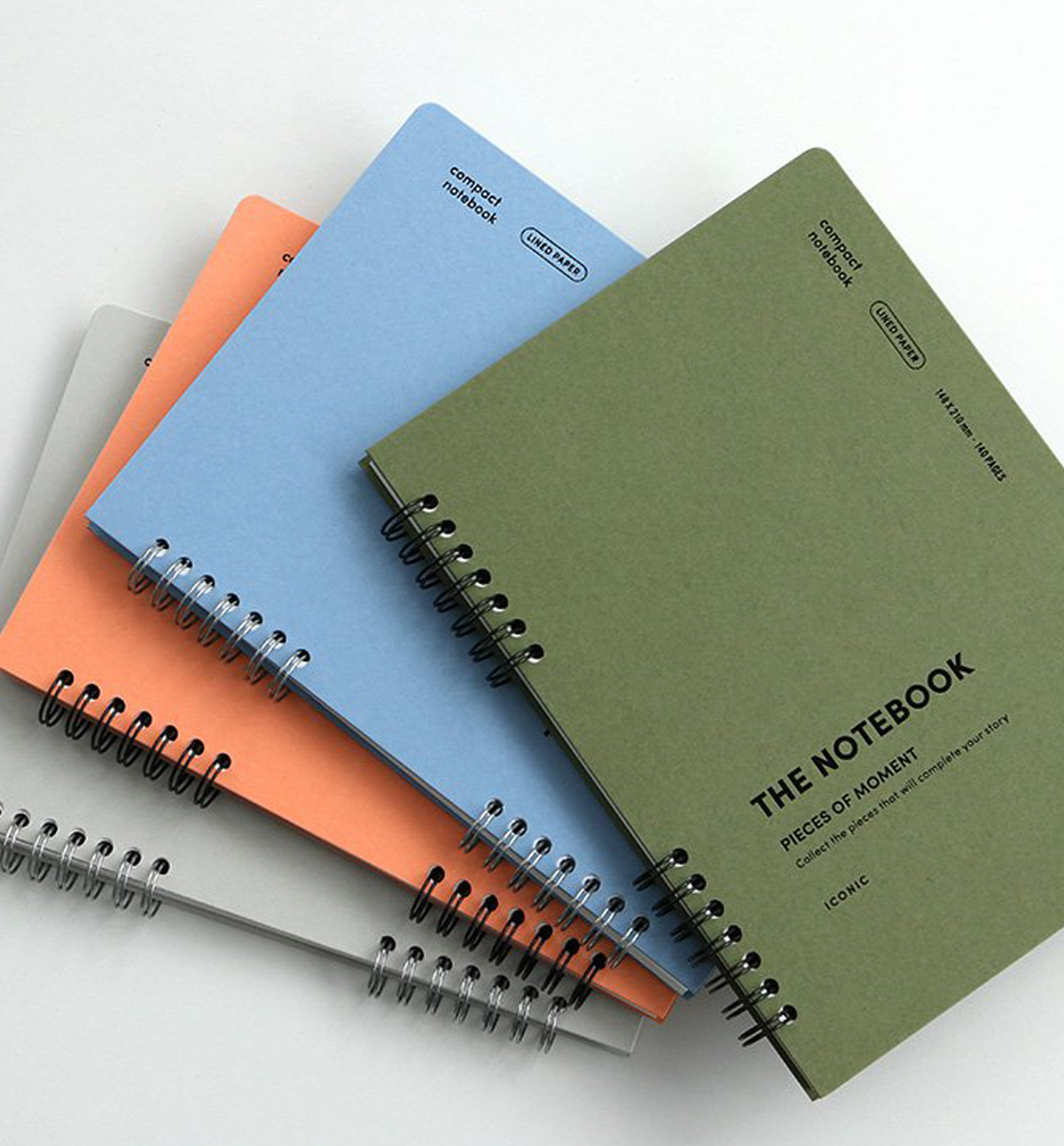 A5 Compact Line Notebook [4 Colors]