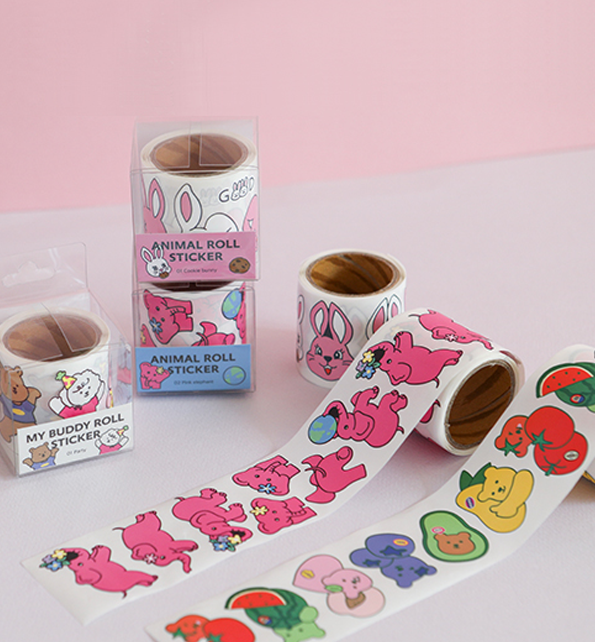 Jelly Bear Roll Sticker [Fruit]