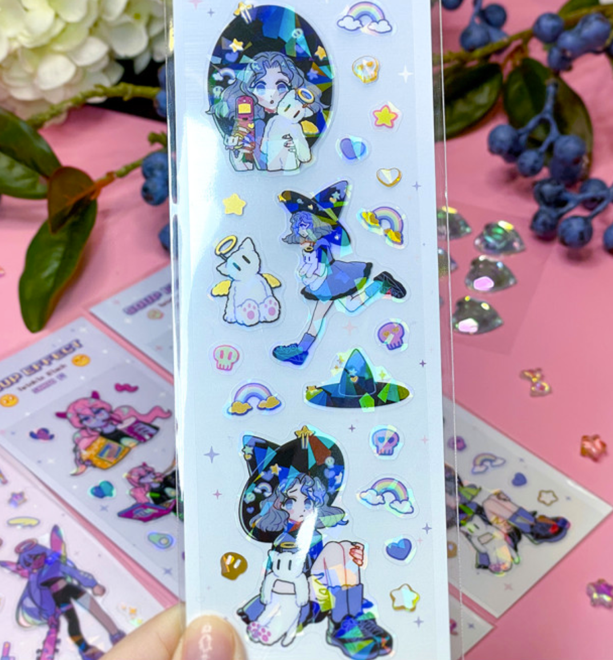 Twinkle Black Seal Sticker