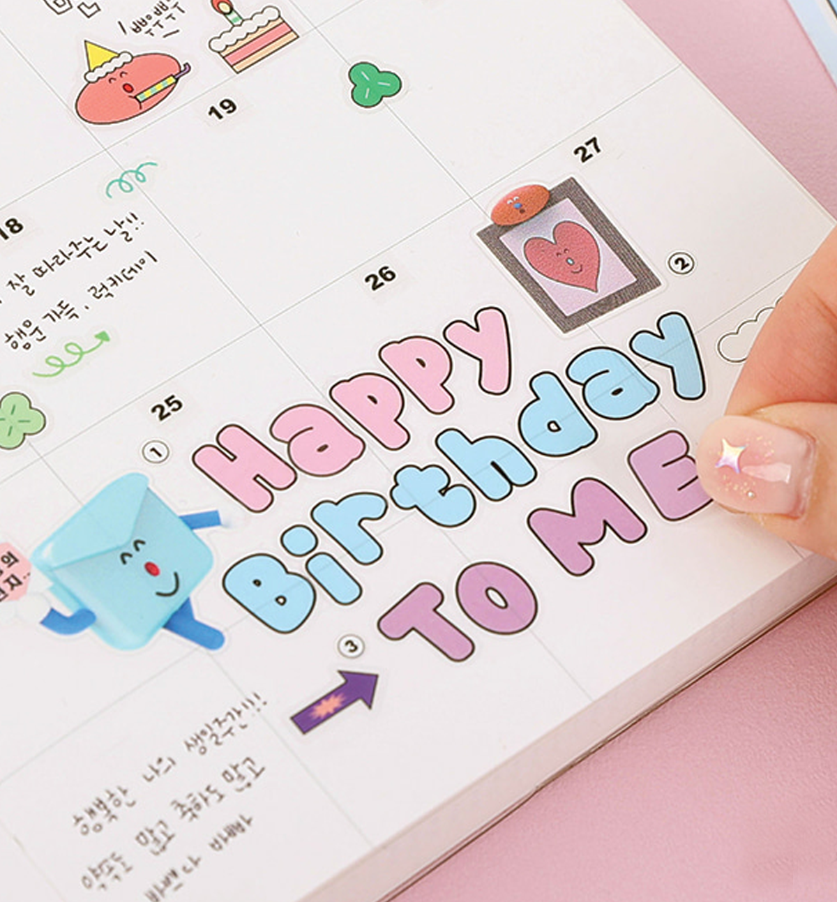 Ddung Alphabet Clear Seal Sticker Pack
