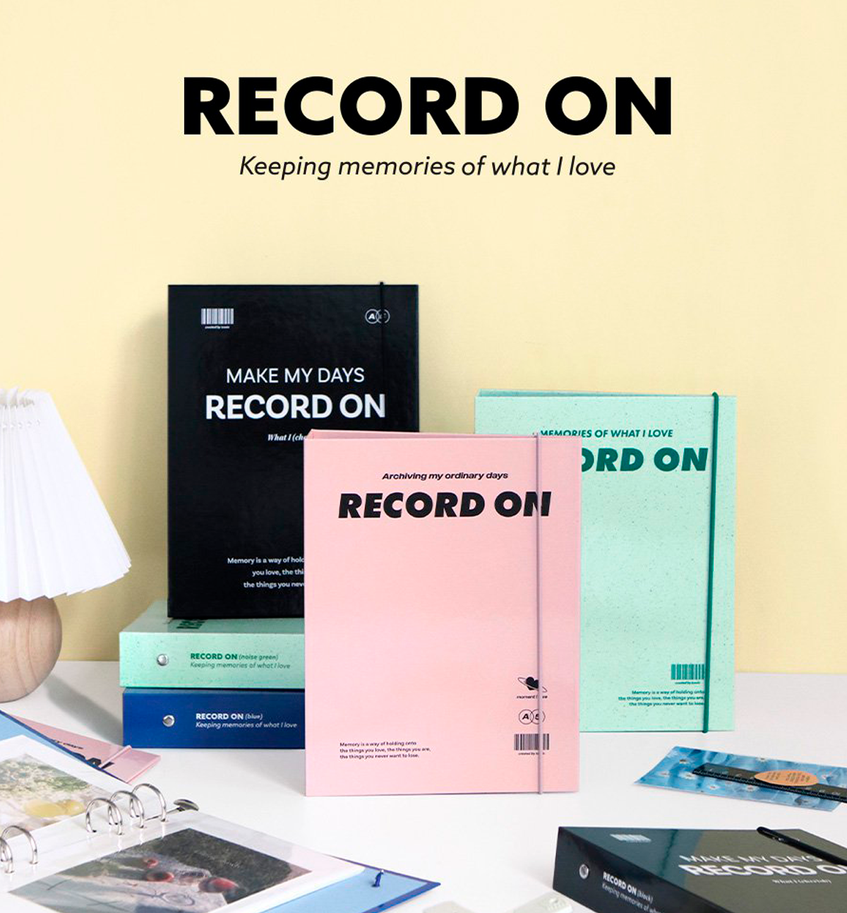 A5 Records On Binder