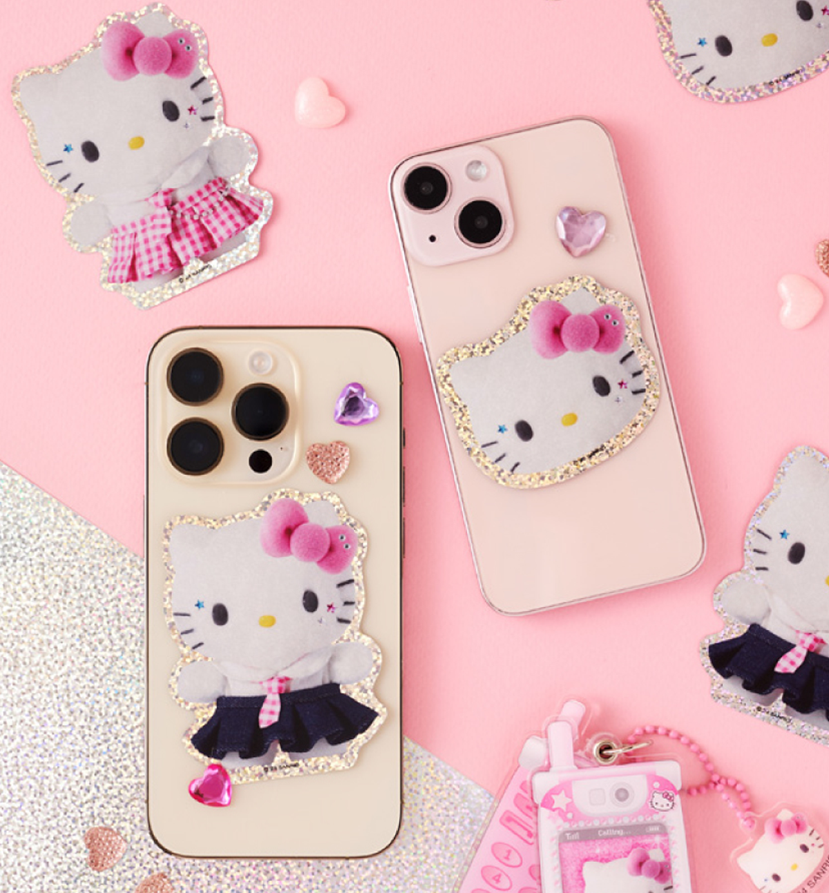 High Teen Hello Kitty Hologram Big Sticker Set