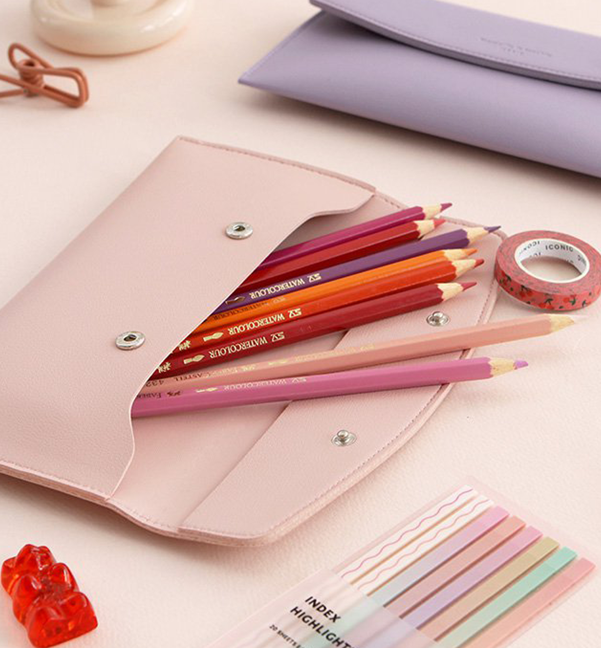 Journey Flat Pen Case [8 Colors]