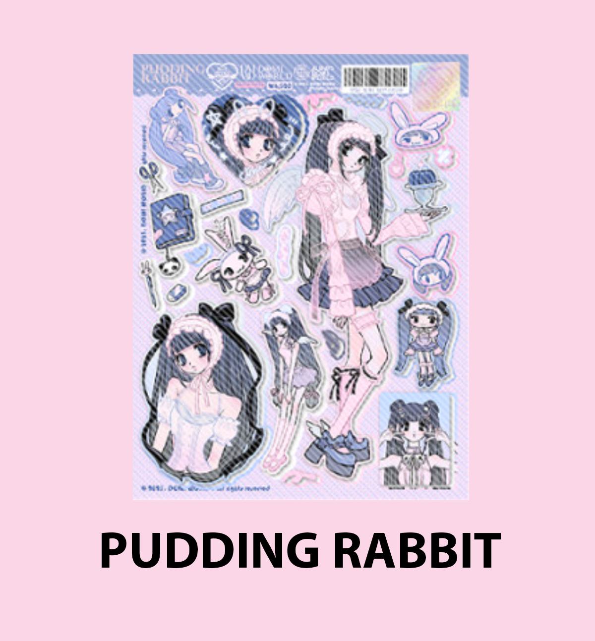 Domi World Velvet Sticker [6 Designs]