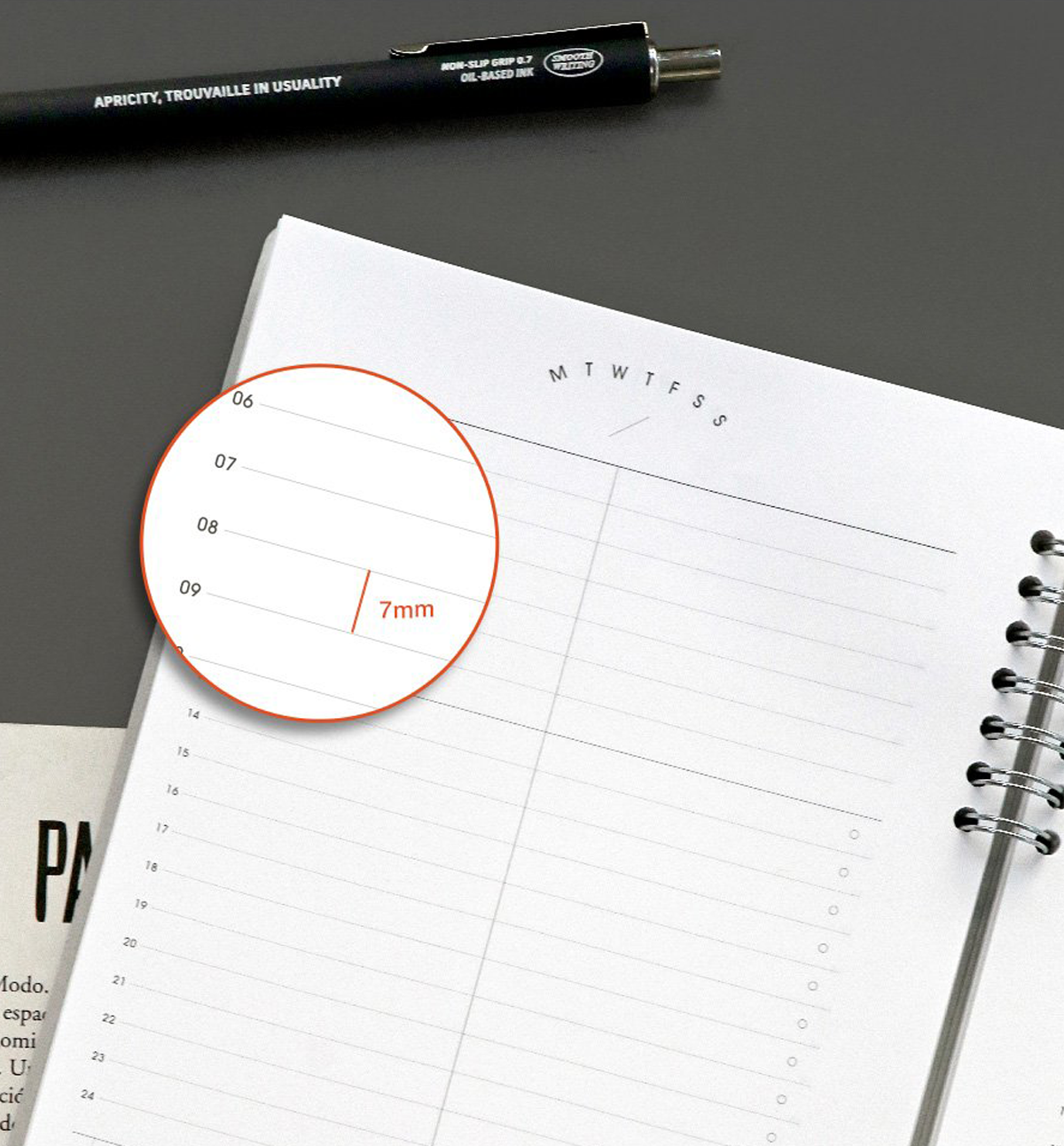 A5 Compact Daily Work Log Notebook [4 Colors]