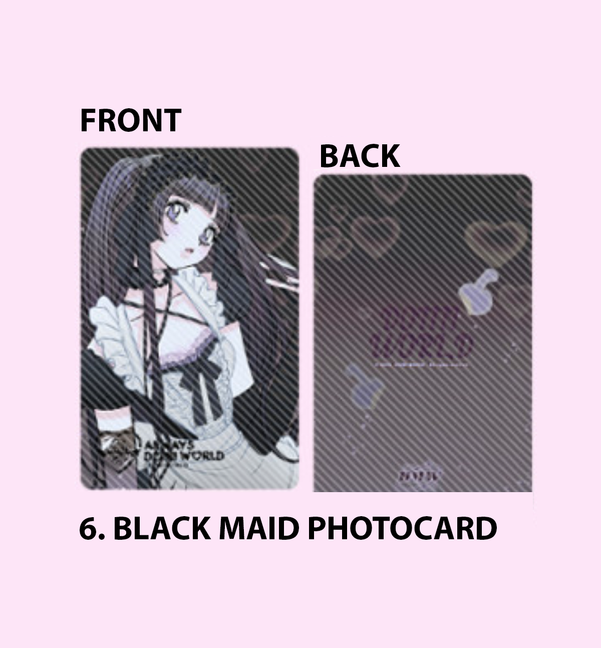 Domi World Maid Photocard [Silver Stamping]