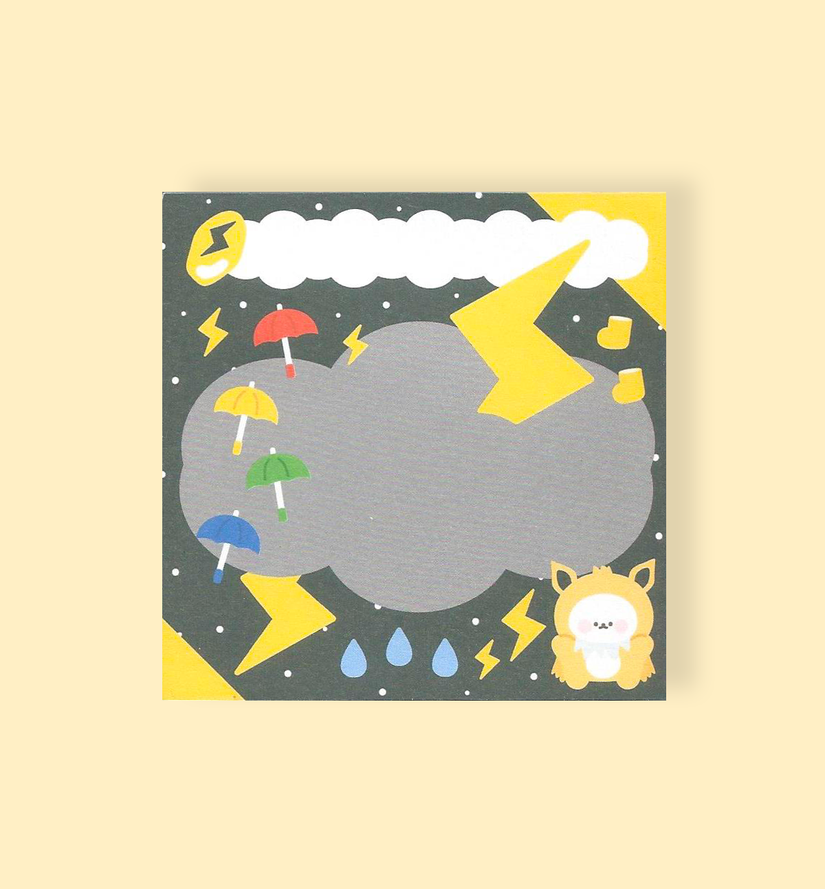 Thunder Night Memopad