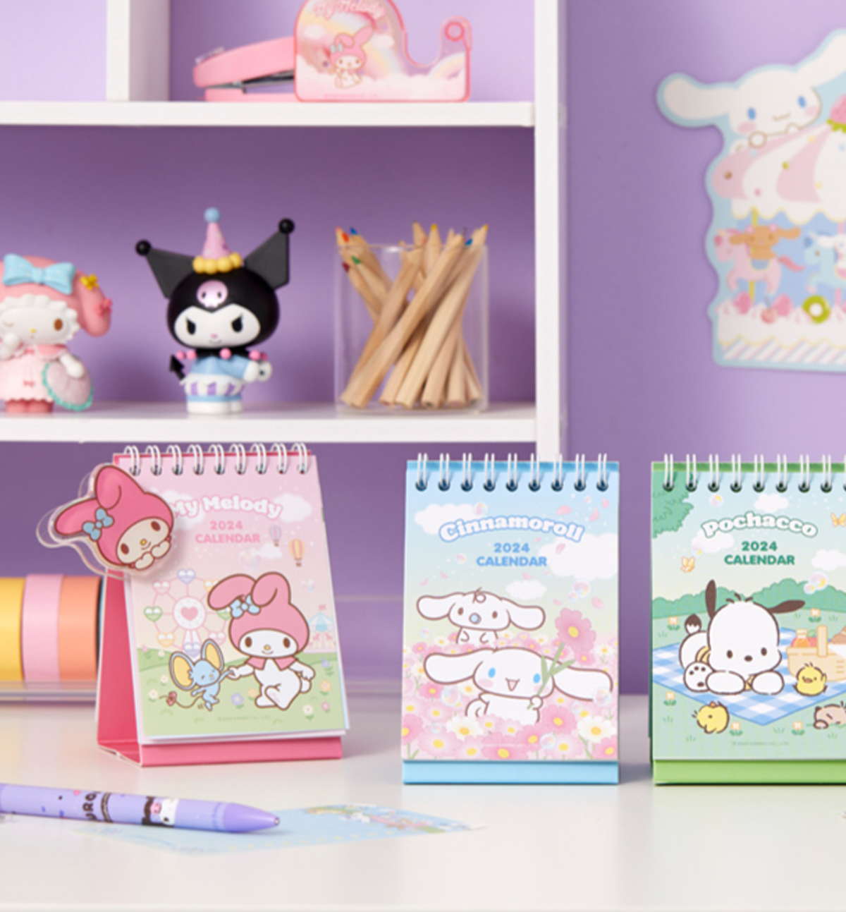 2024 Sanrio Characters Mini Desk Calendar [4 Designs]