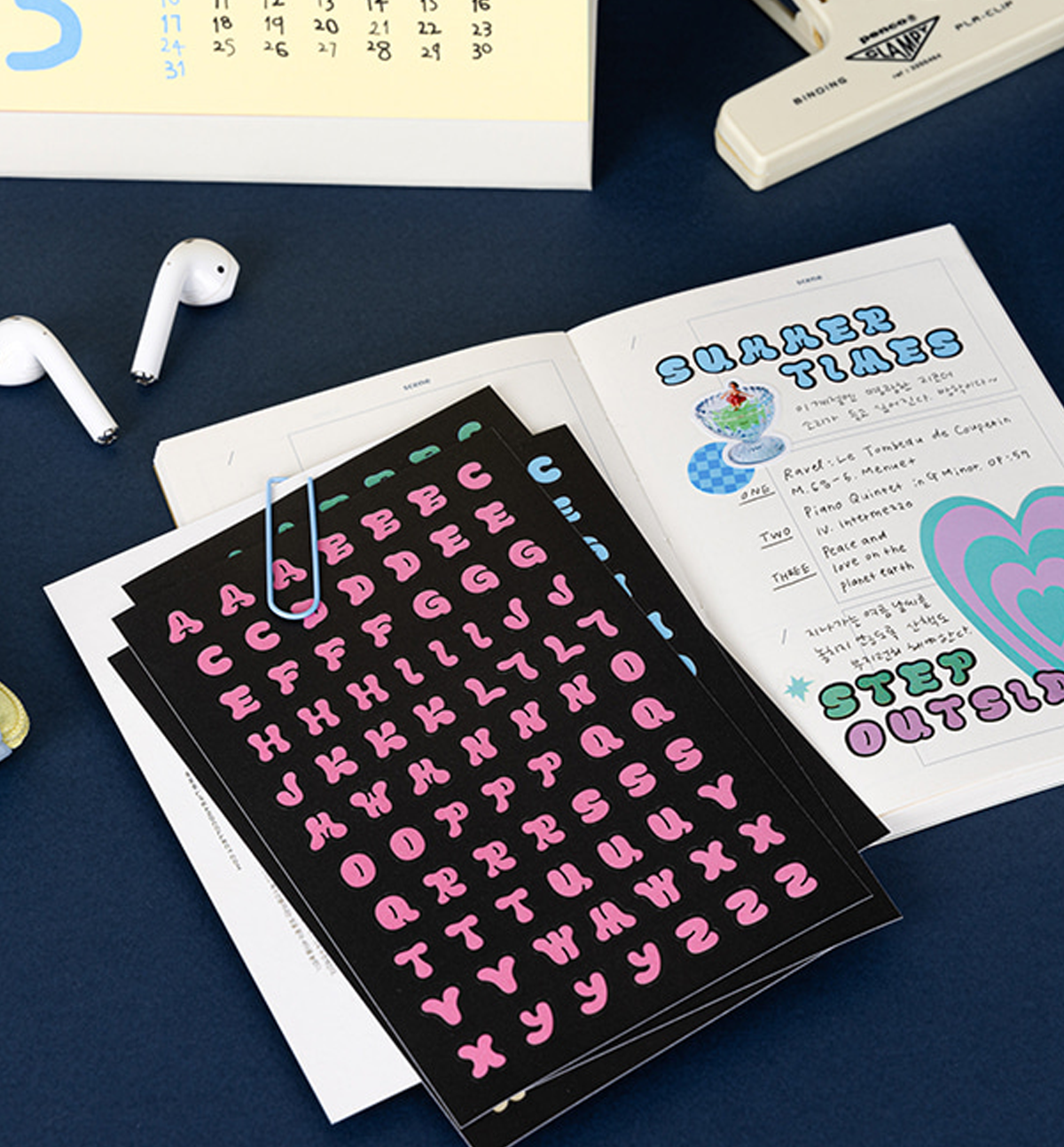 Cloud Typo Sticker Pack [8 Sheets]