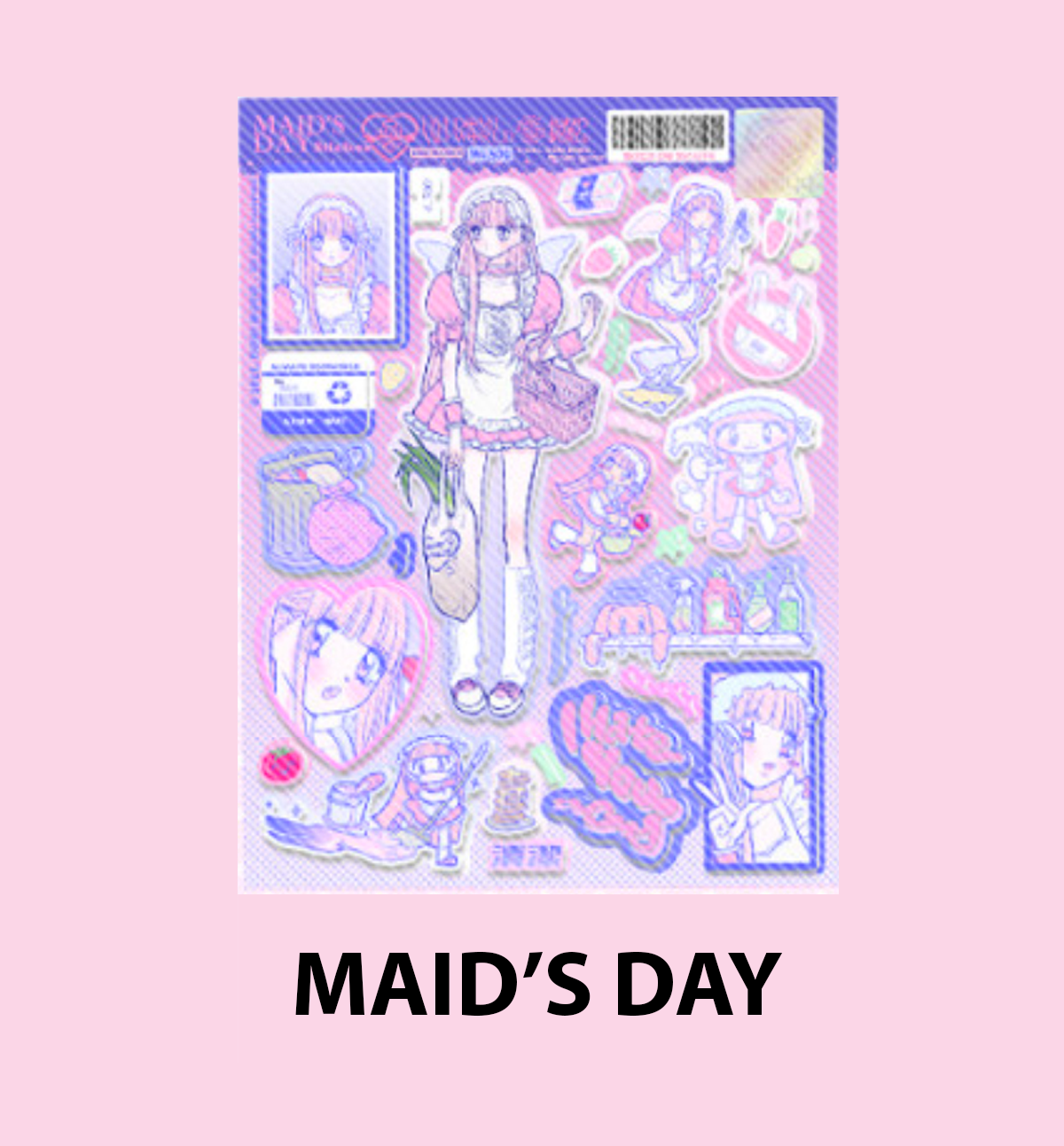 Domi World Velvet Sticker [6 Designs]