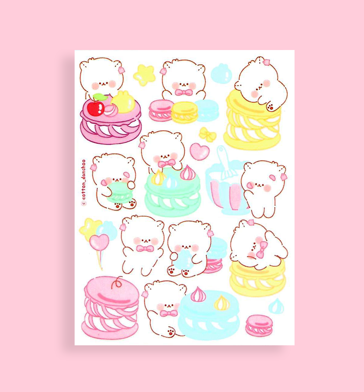 Macaron Deco Sticker