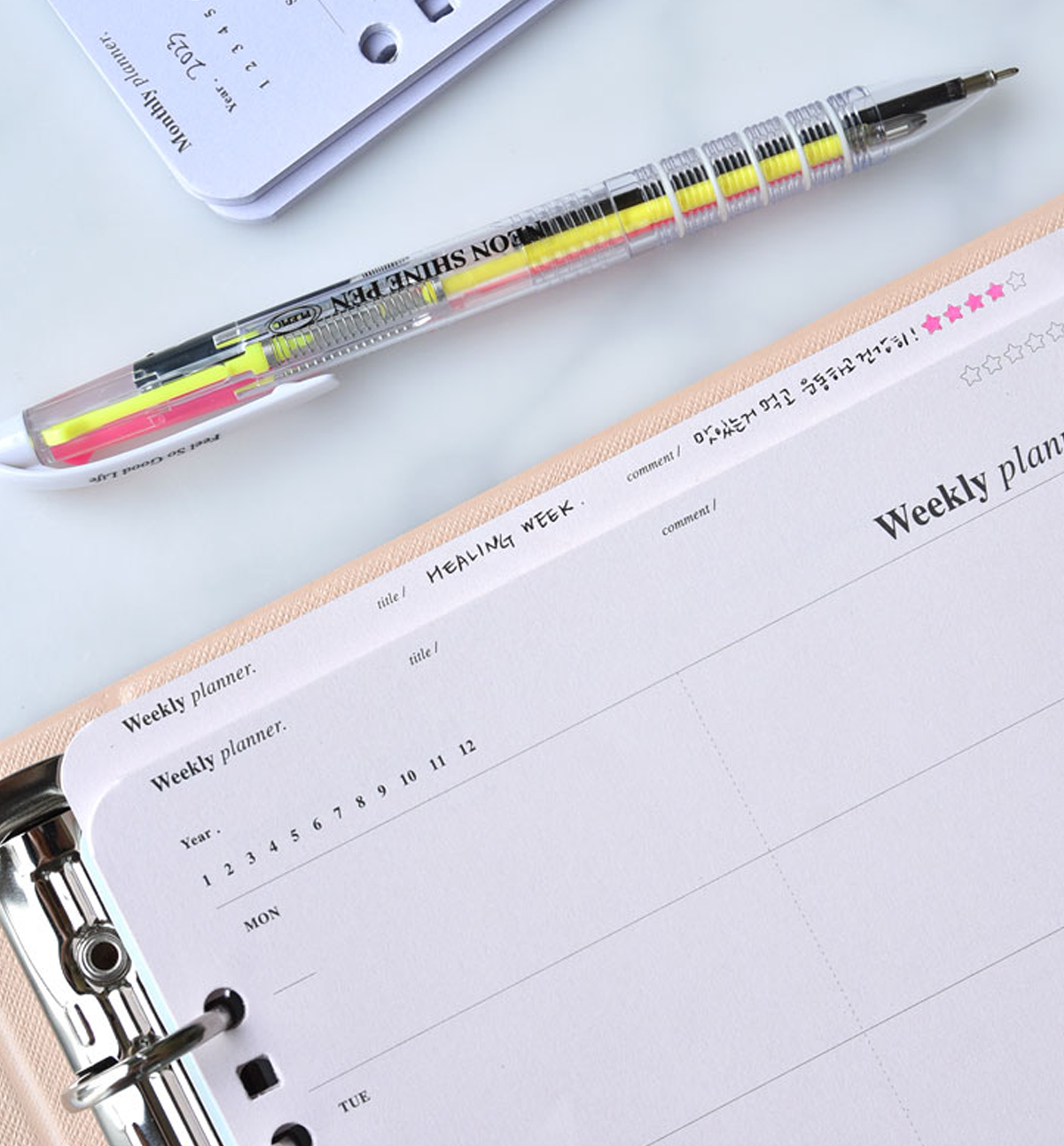 A5 Up & Down Index Paper Refill [24 Layouts]