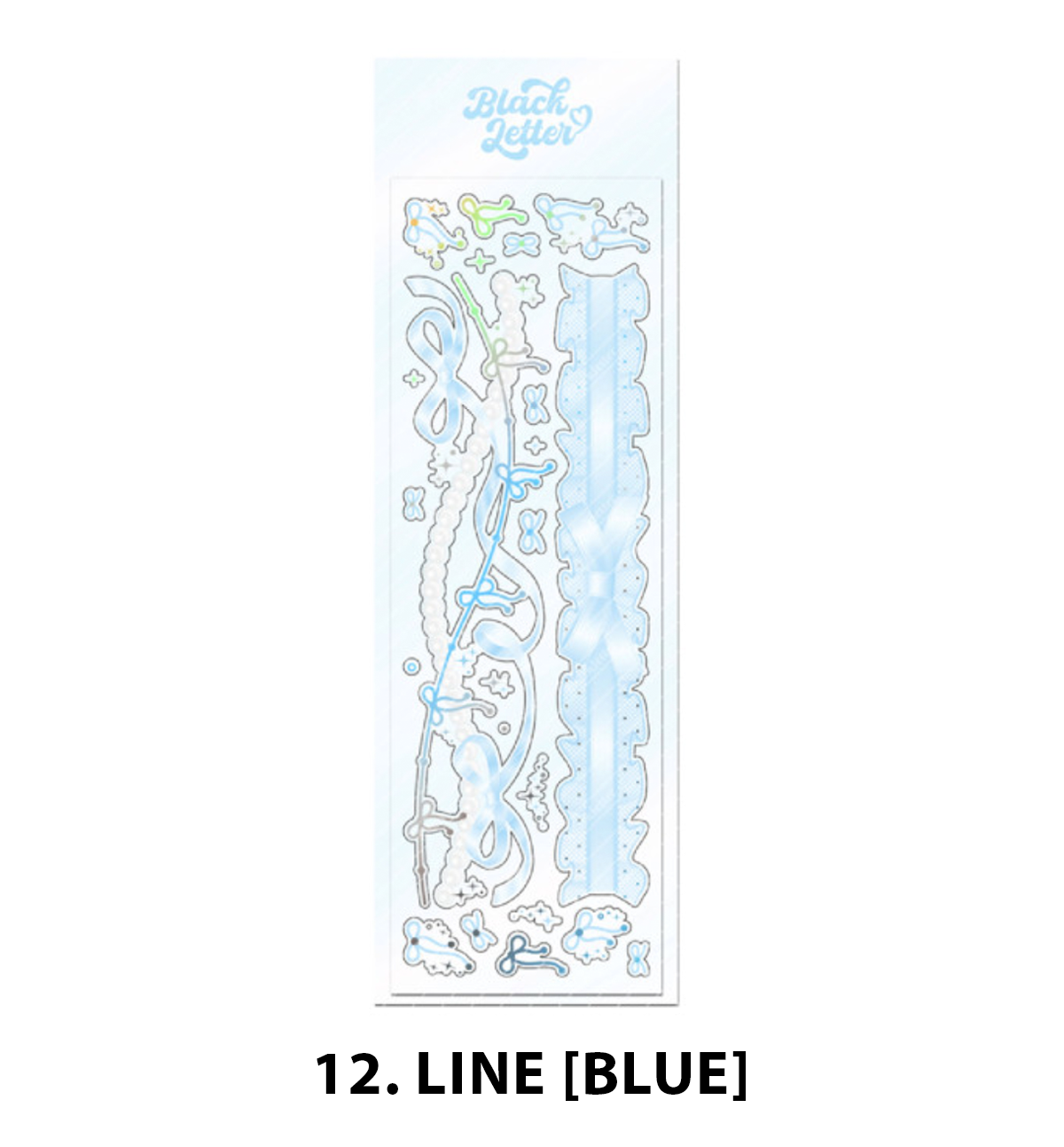 Satin Ribbon Seal Sticker