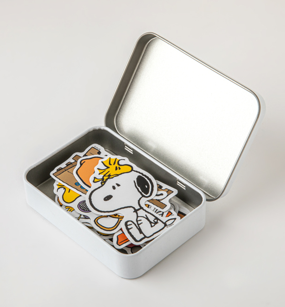 Snoopy & Friends Tin Case Sticker Pack [40 Stickers]