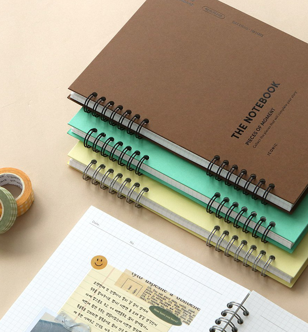 A5 Compact Grid Notebook [4 Colors]