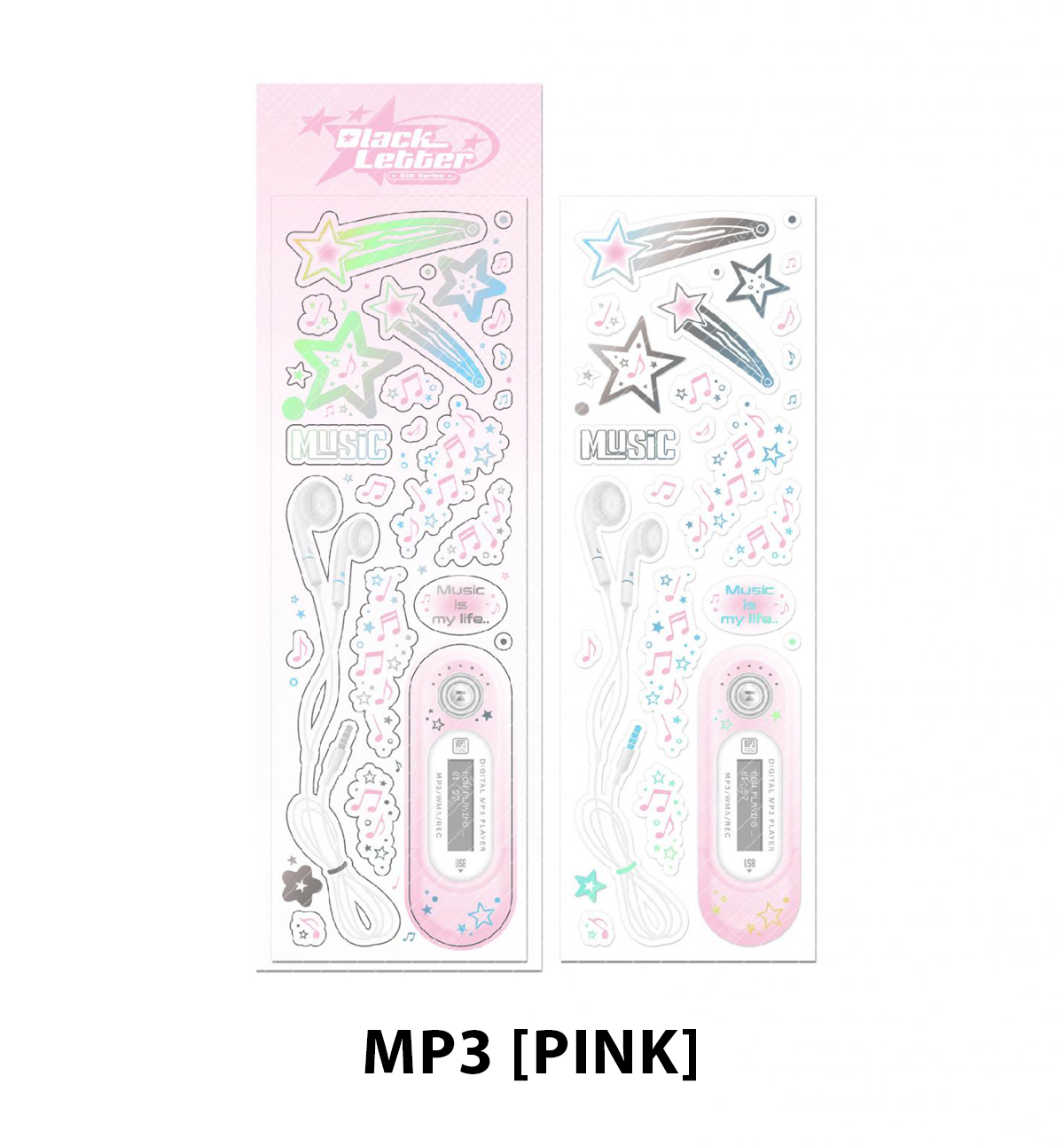 Y2K Music Seal Sticker