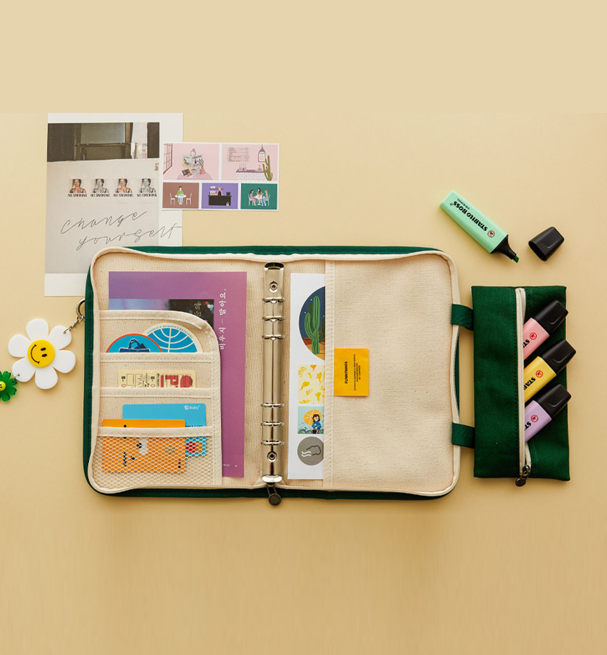 A5 Binder Canvas Cover