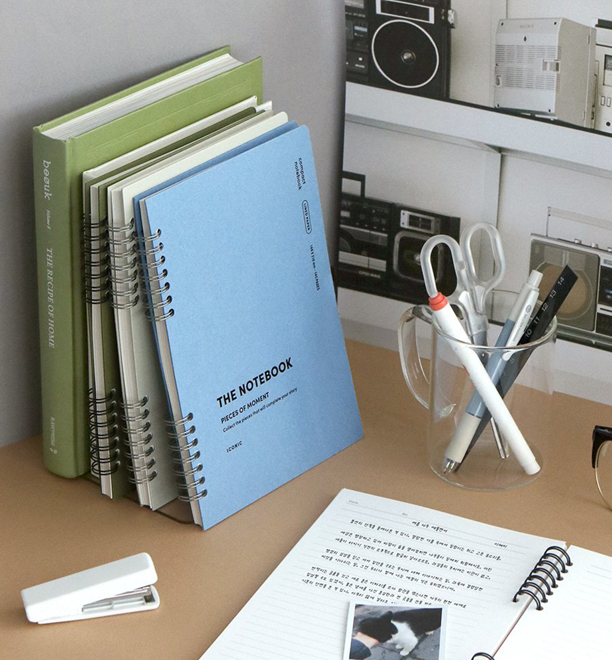 A5 Compact Line Notebook [4 Colors]