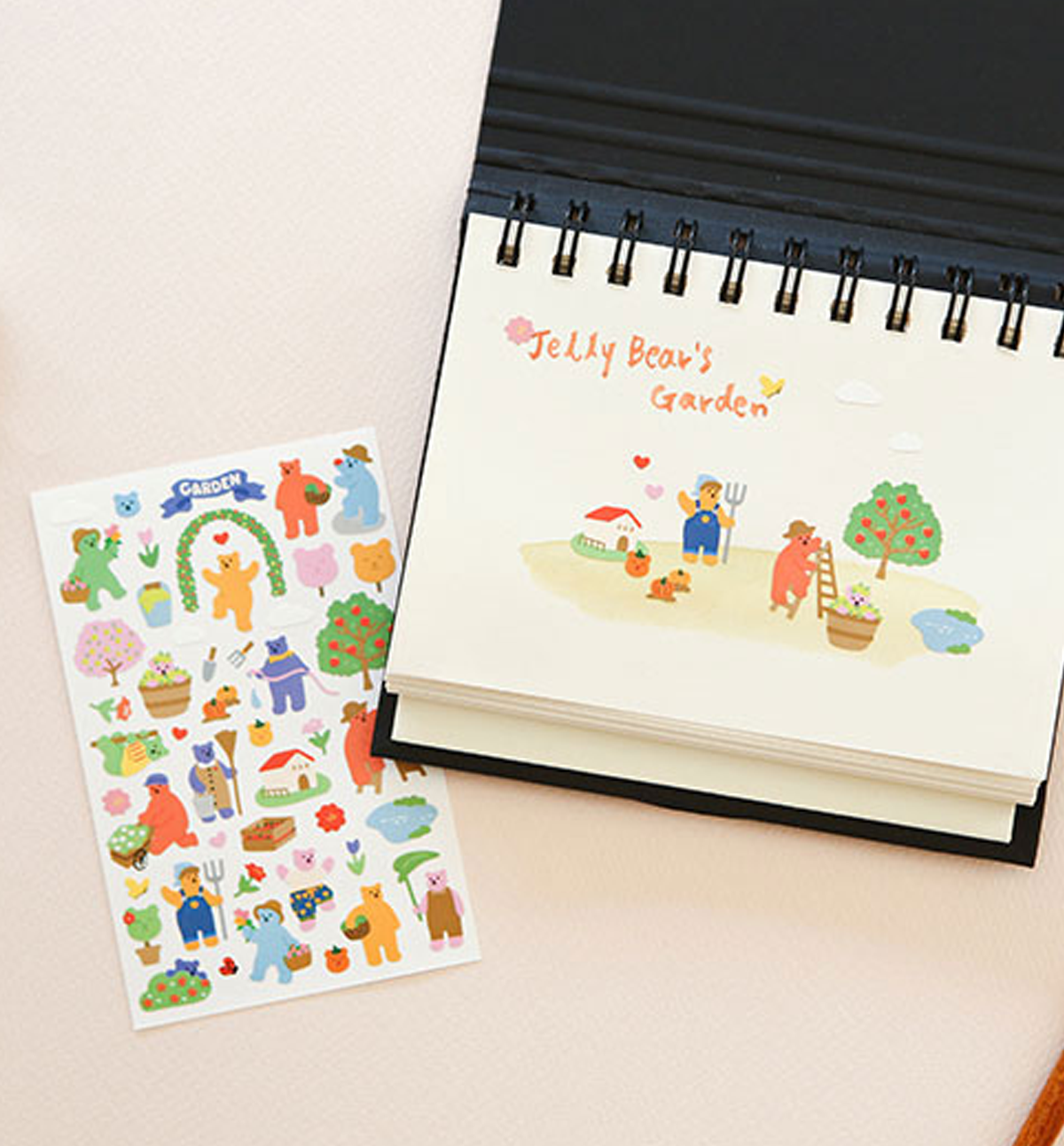 Jelly Bear Sticker Set [12 Sheets]