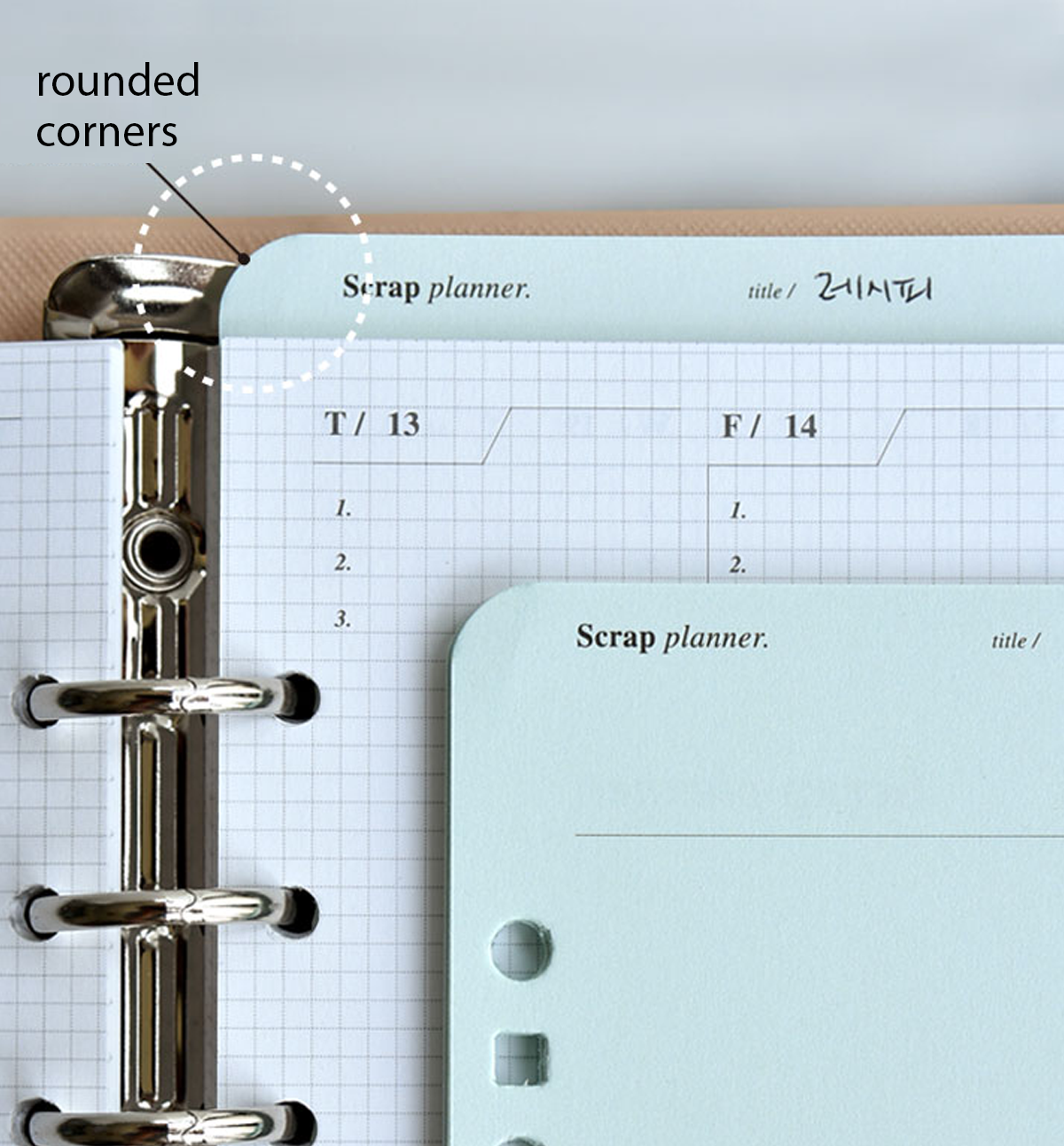 A5 Up & Down Index Paper Refill [24 Layouts]