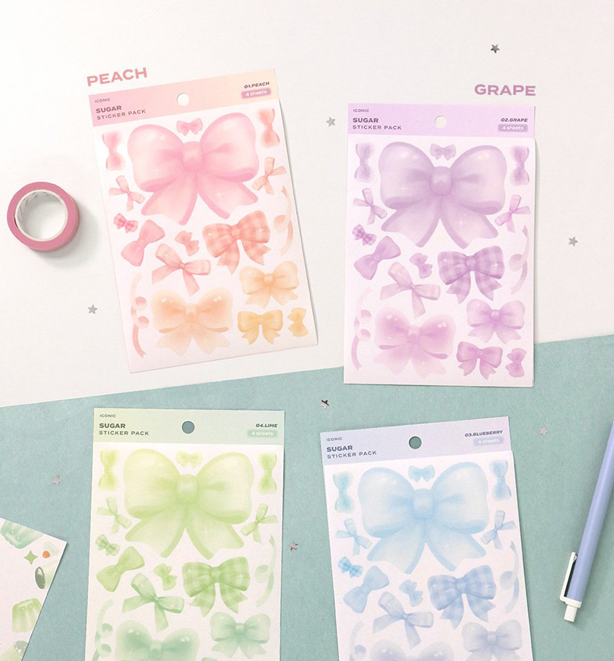 Sugar Sticker Pack [4 Sheets]