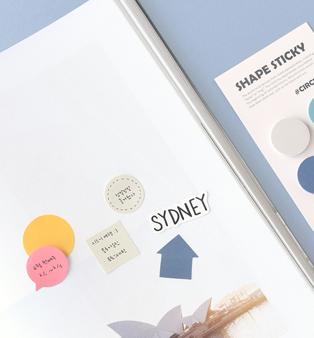 Shape Infographic Sticky Note