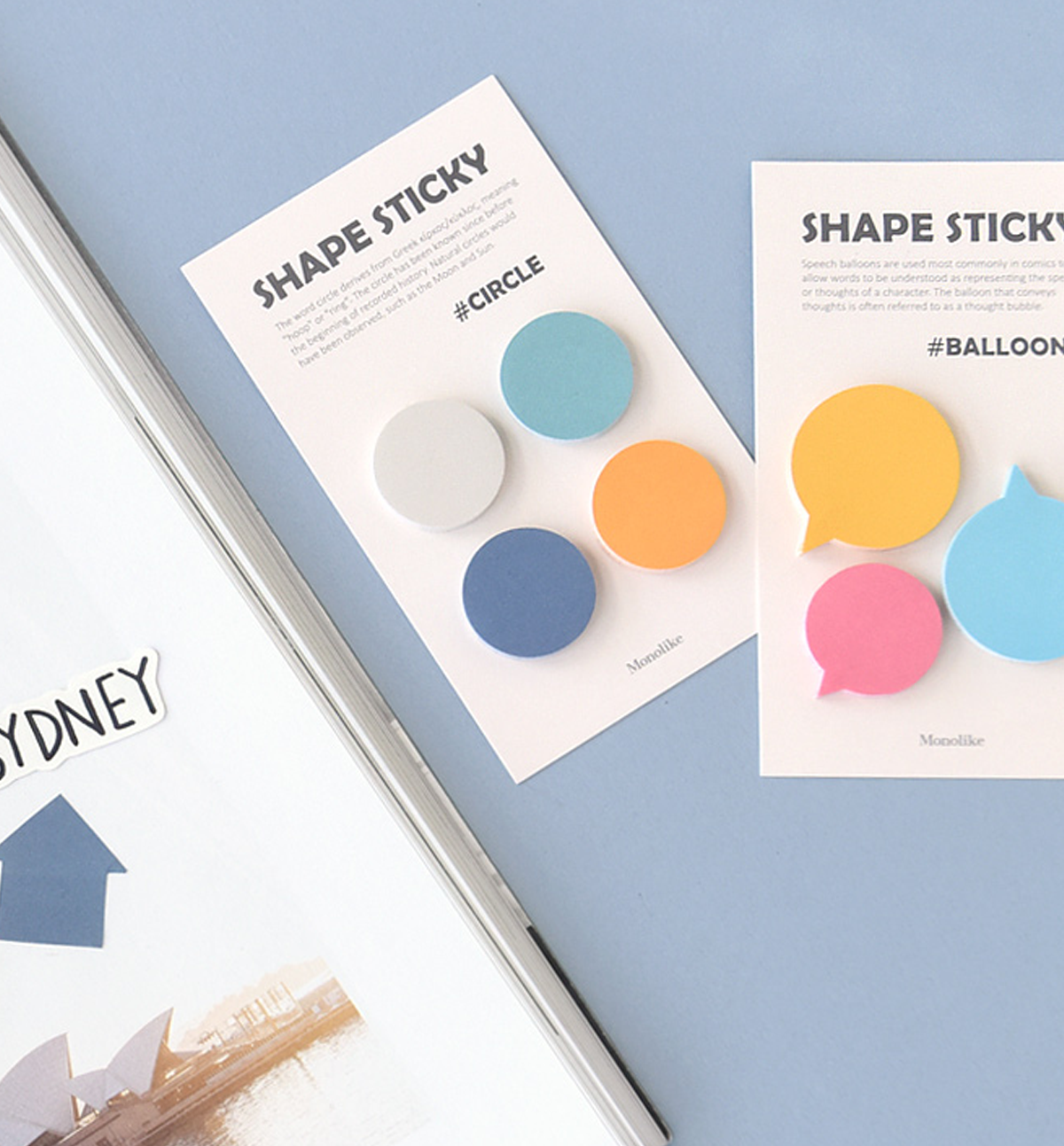 Shape Infographic Sticky Note