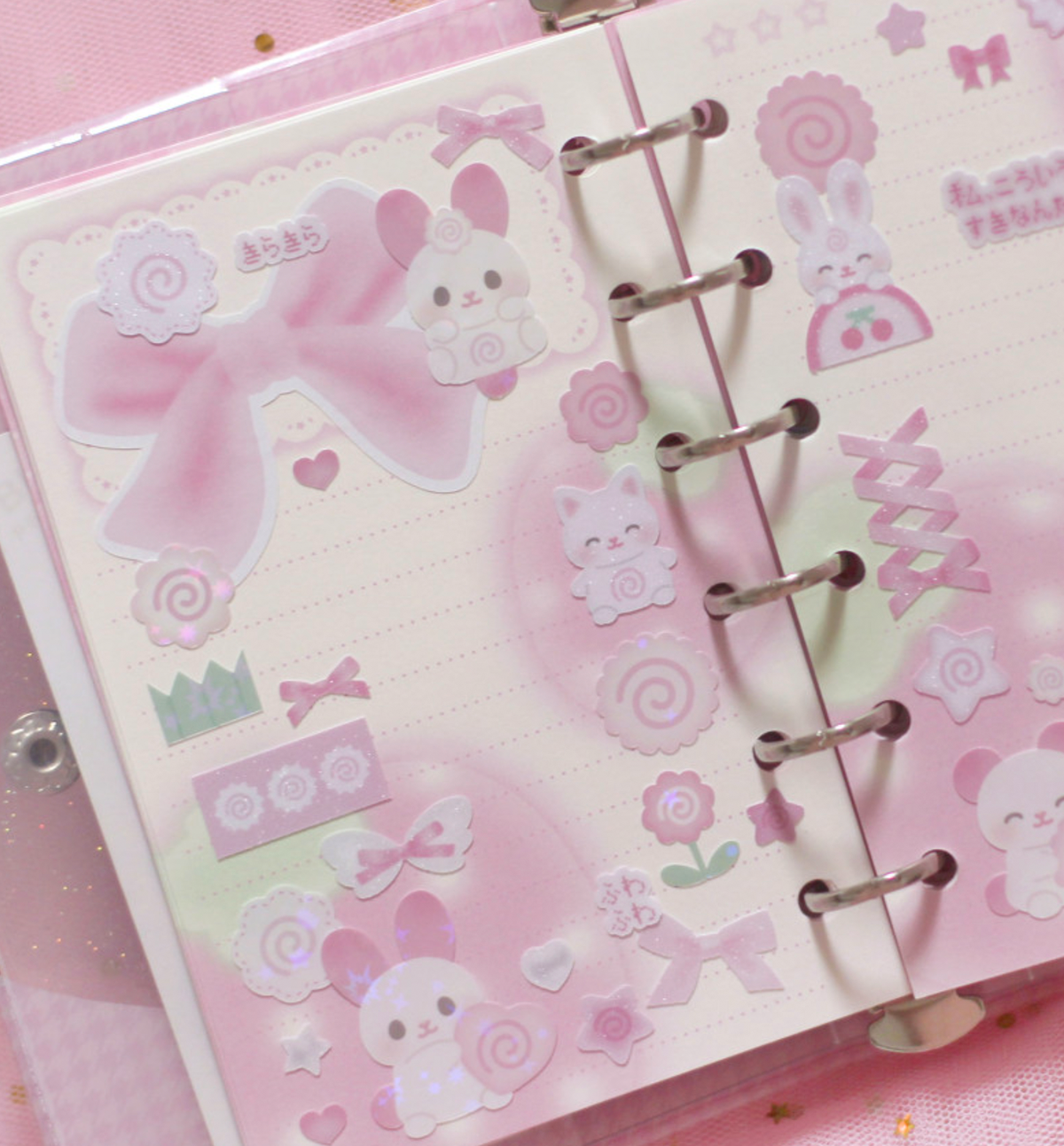 Romantic Ribbon Seal Sticker