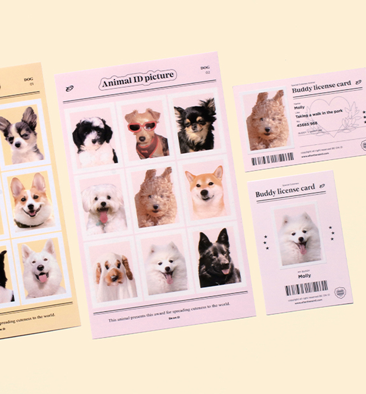 Animal Love Sticker [+ID Card]