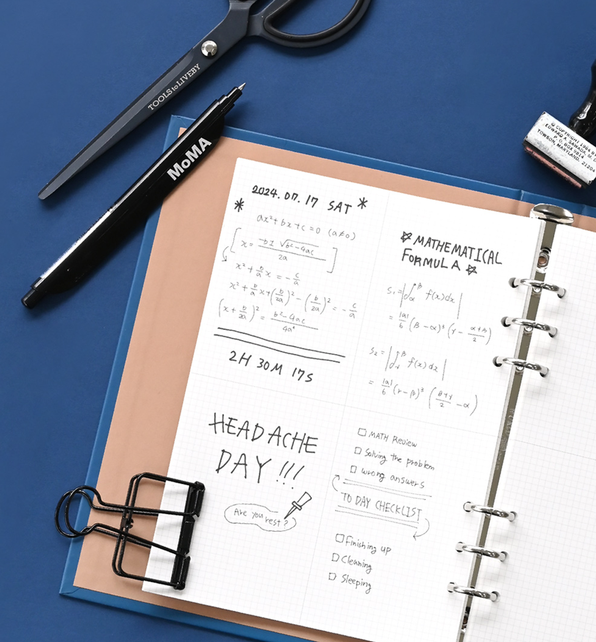 A5 Basic Note Refill Ver. 2 [25 Sheets]