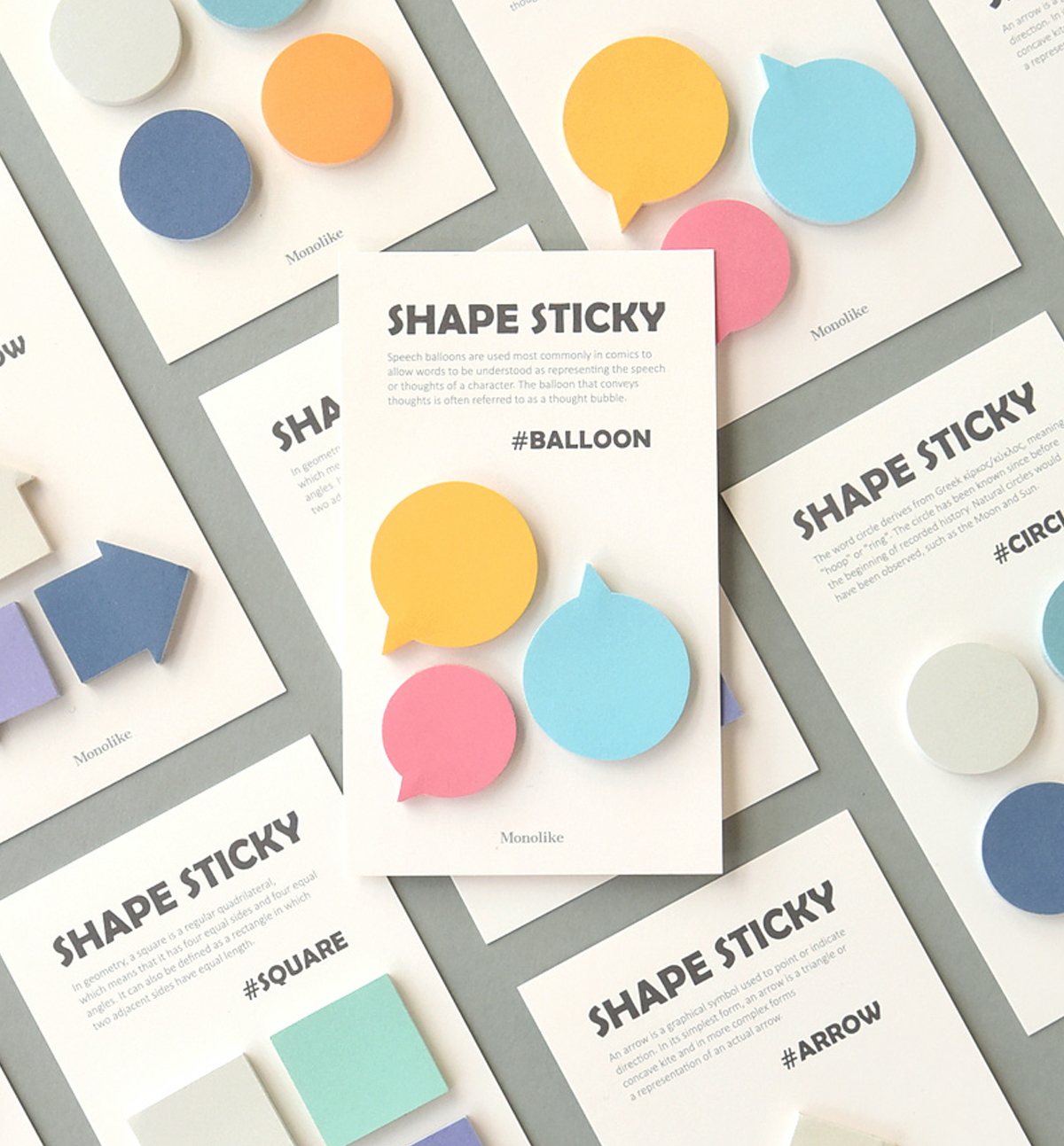 Shape Infographic Sticky Note