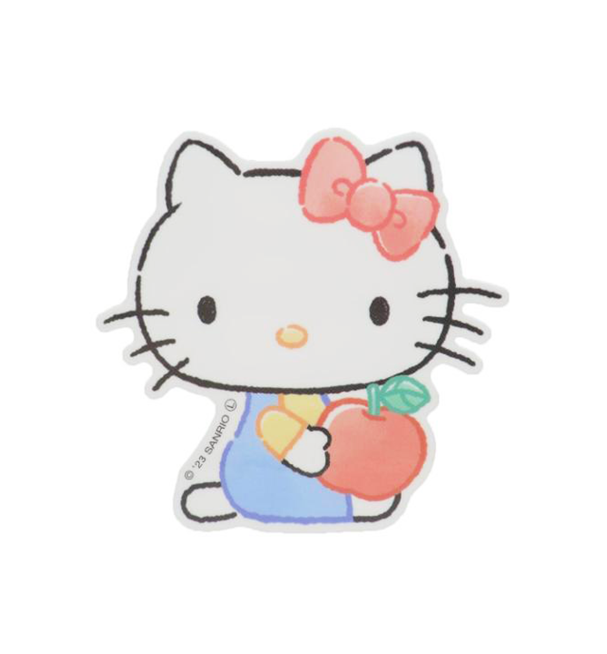 Sanrio Vinyl Sticker [Hello Kitty / Apple]