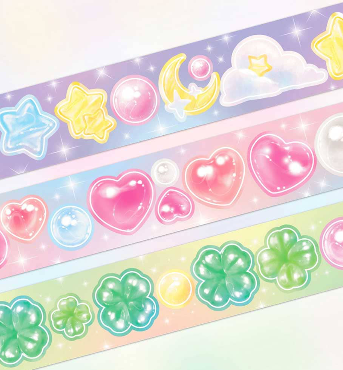 Beads Roll Sticker [Kiss-Cut]