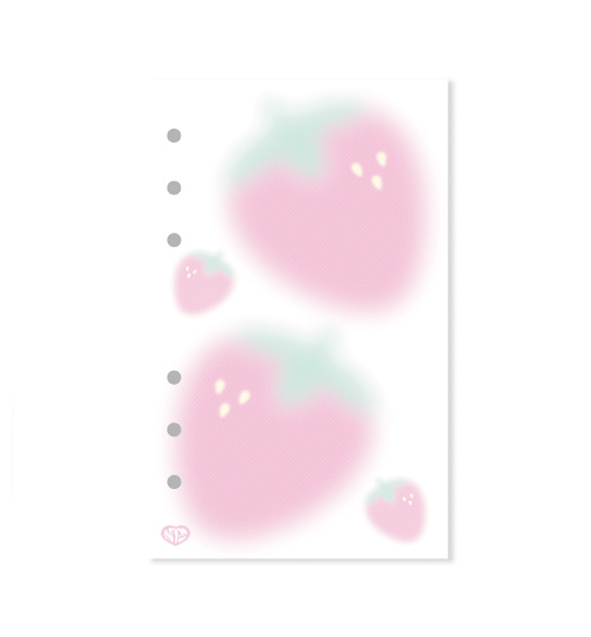 A6 Strawberry Paper Refill