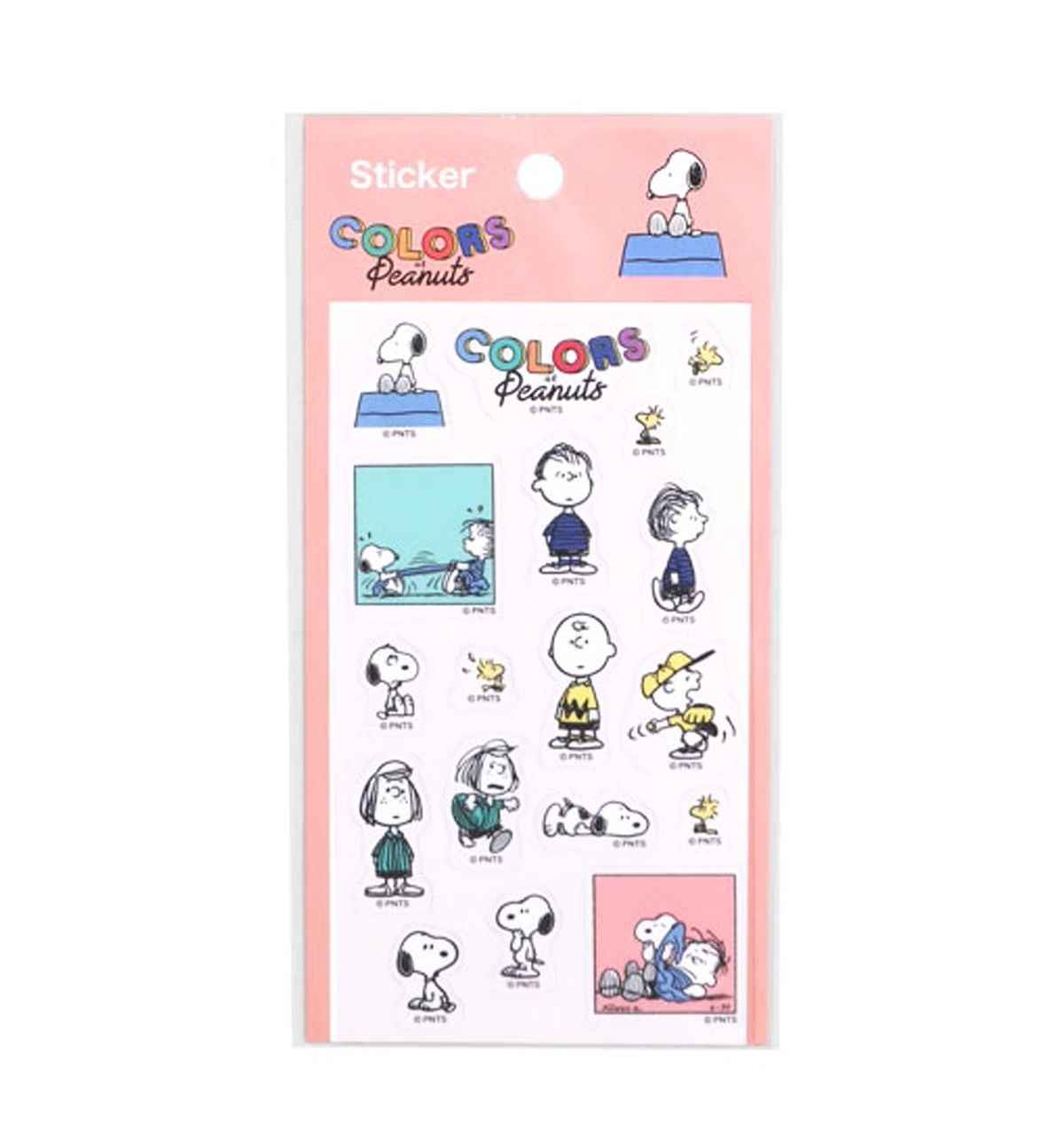 Peanuts Snoopy Take Care Sticker [Pink]