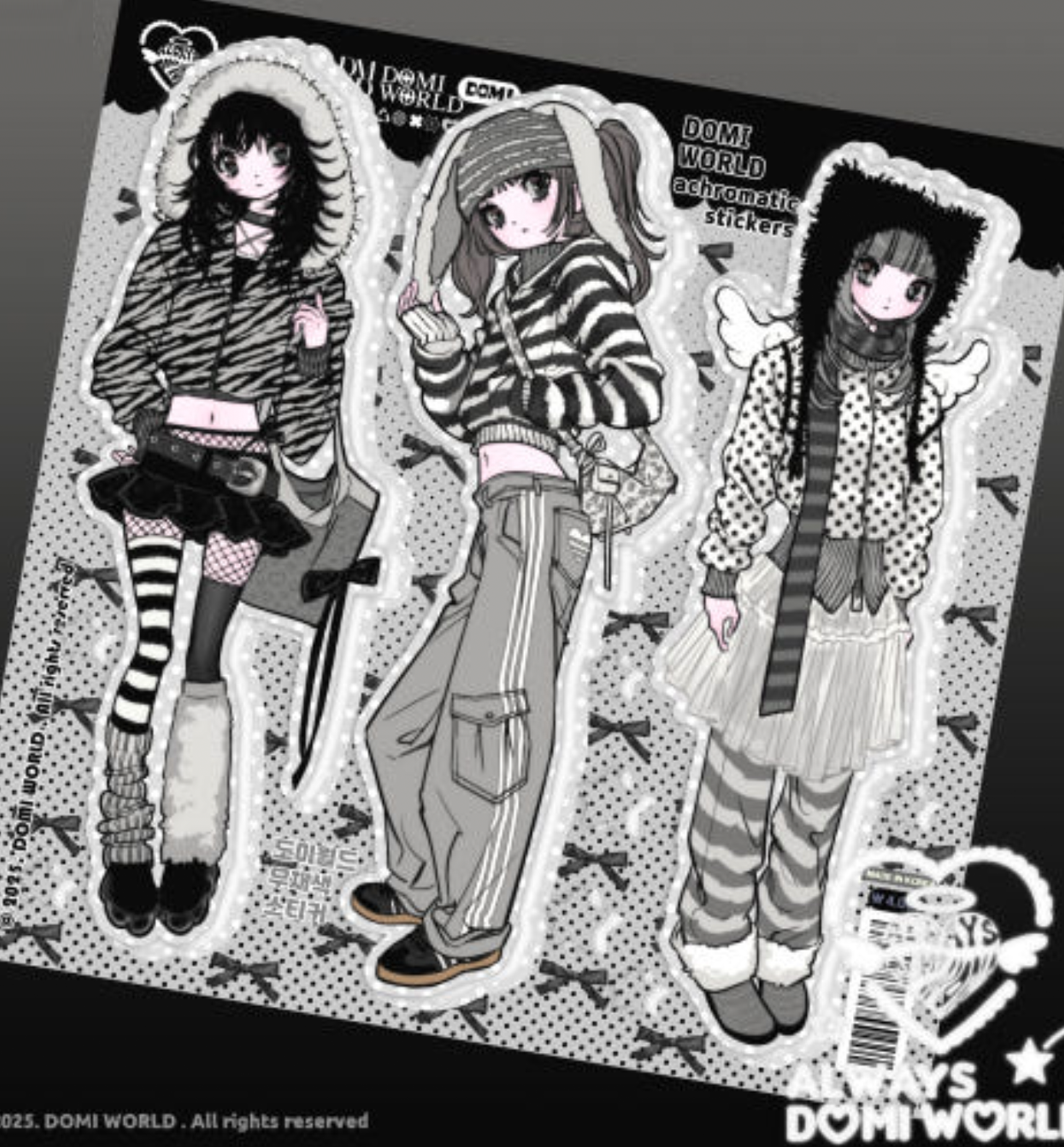 Domi World Colorless Sticker