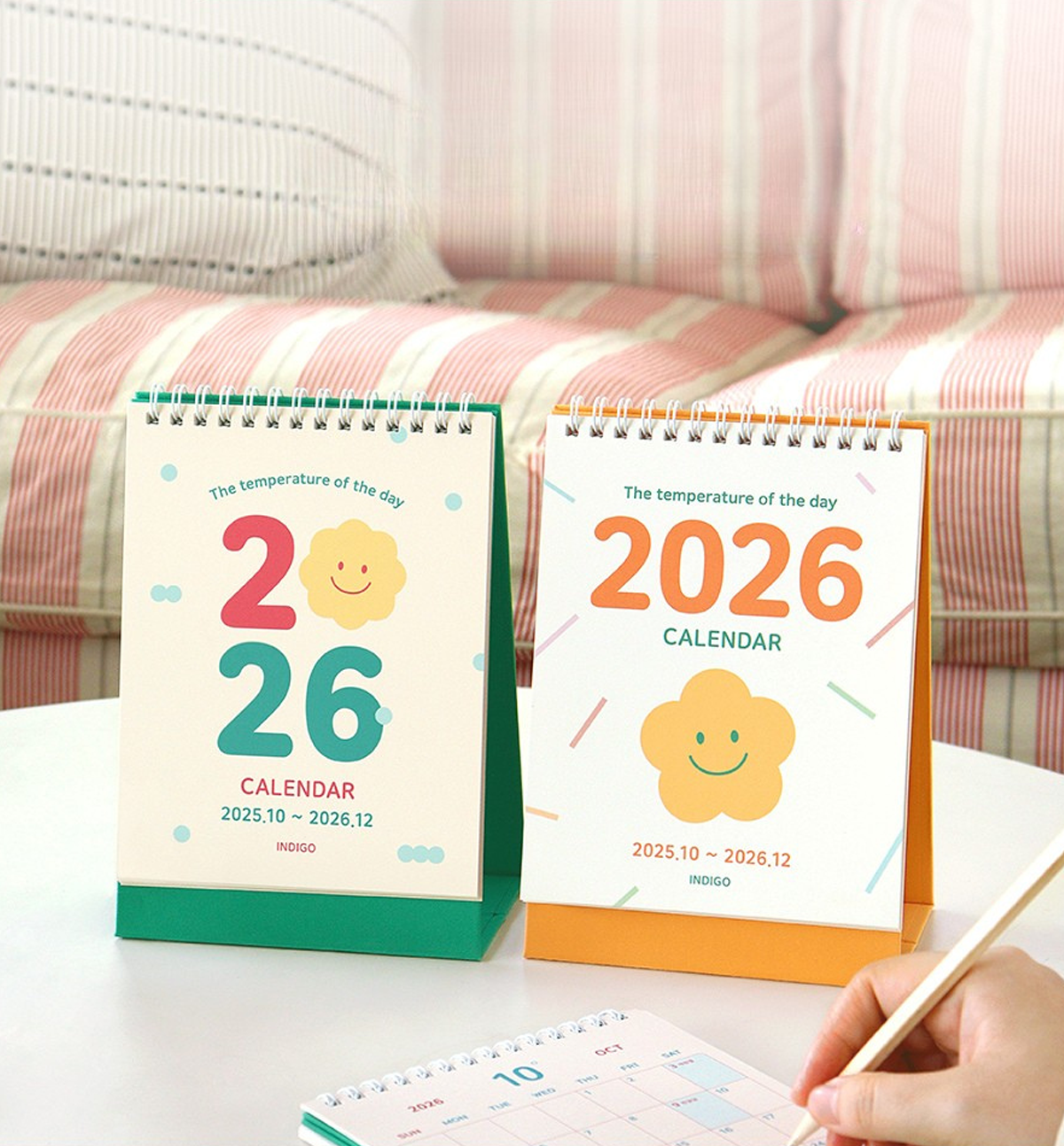 2026 Today's Temperature Desk Calendar