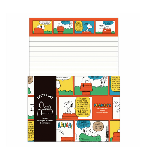 Peanuts Snoopy Letter Set [Red Cartoon]