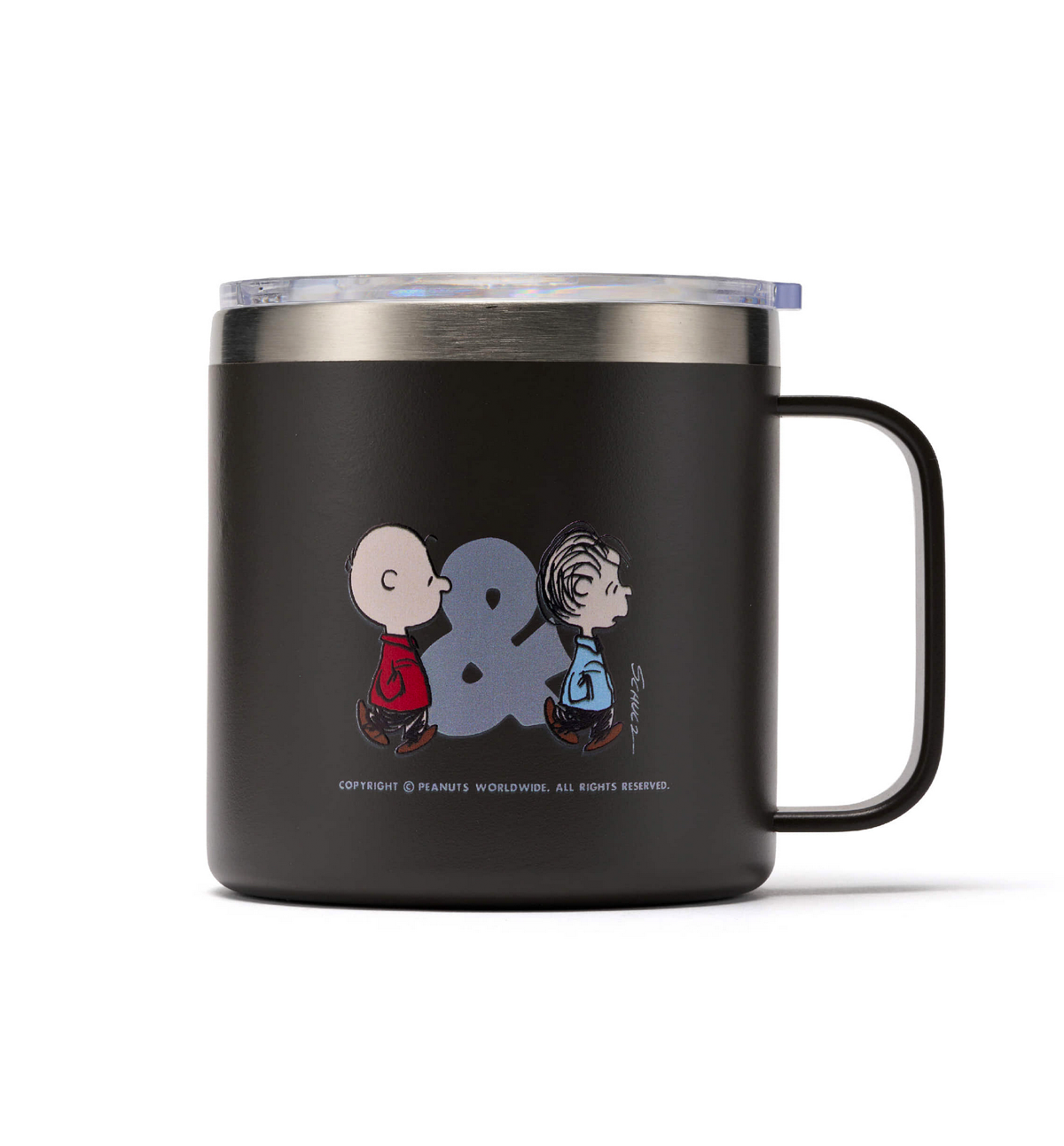 Peanuts Snoopy 75th Anniversary Friendship Stan Mug [Charlie Brown & L