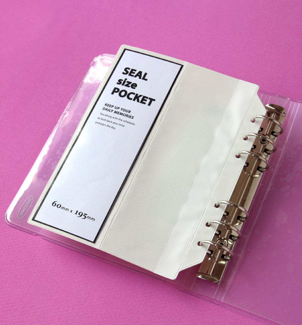 A6 Wide Sticker Pocket [Seal]