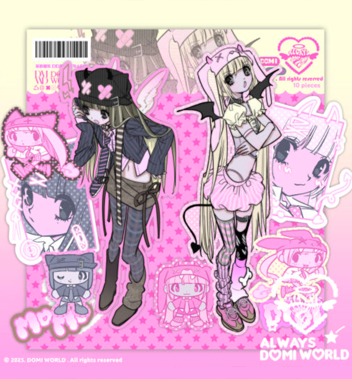 Domi World Didi & Momo Sticker