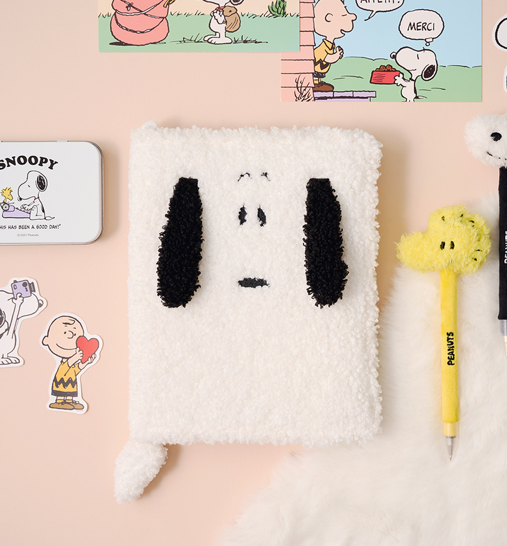 Snoopy Fluffy Monthly Planner