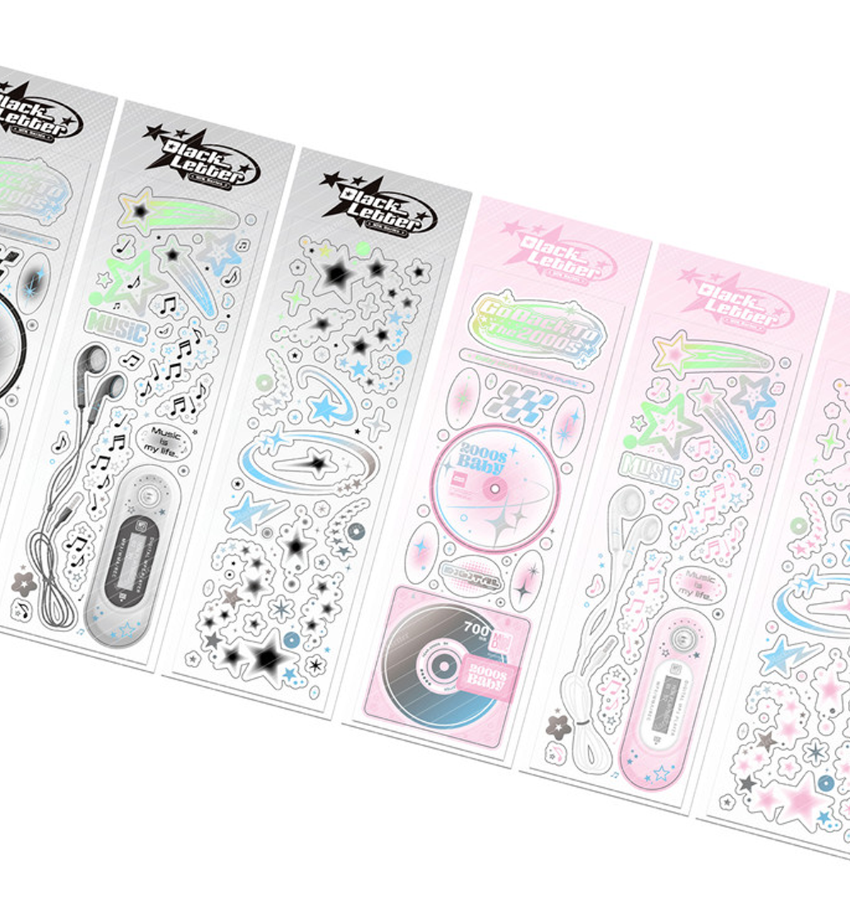 Y2K Music Seal Sticker