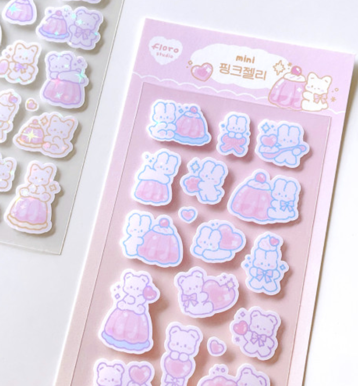 Mini Pink Jelly Seal Sticker