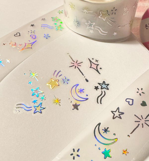 Hand Drawn Kiss Cut Washi Tape