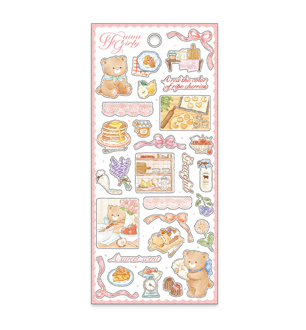Fuwa Girly Seal Sticker [Baking Sweets]